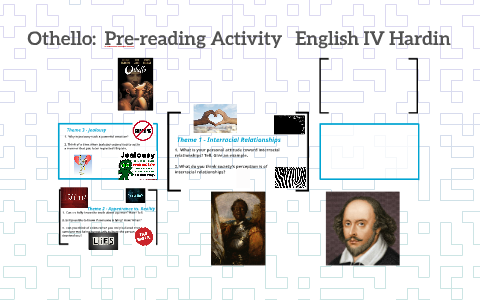 Othello: Pre-reading Activity English IV Hardin by shaula dawn hardin ...