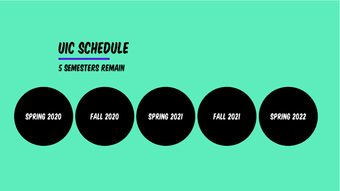 UIC Schedule by Daisy Aragon