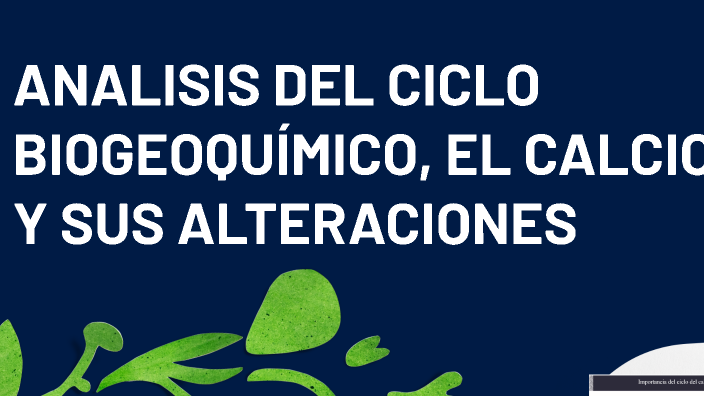 CICLO DEL CALCIO by nestor soto peña on Prezi