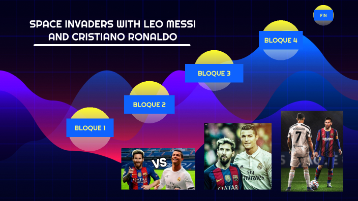 Space Invaders with Leo Messi and Cristiano Ronaldo by Francisco José ...