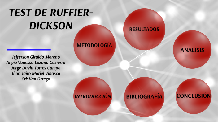 TEST DE RUFFIER-DICKSON by ANGIE VANESSA LOZANO CASIERRA on Prezi