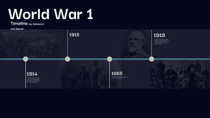 WW1 Timeline by Samad Yekinni on Prezi