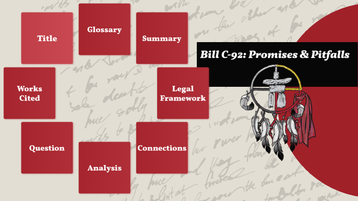 Bill C-92: Promises and Pitfalls by Sammy Verma on Prezi