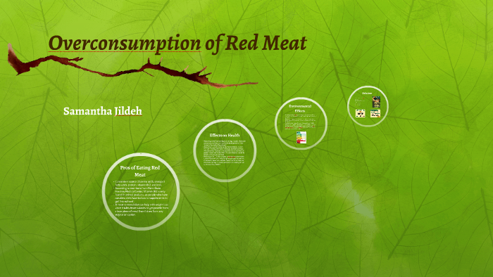 Overconsumption of Red Meat and its effects by Samantha Jildeh