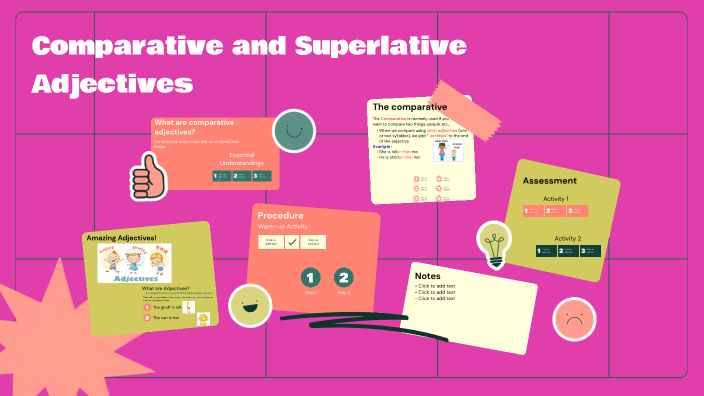 Comparative and Superlative adjectives by lobna badr on Prezi