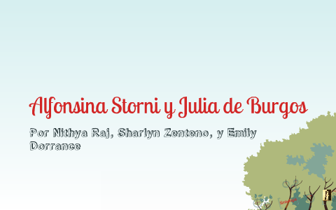 Alfonsina Storni y Julia de Burgos: Poesia Modernista by Emily Dorrance ...