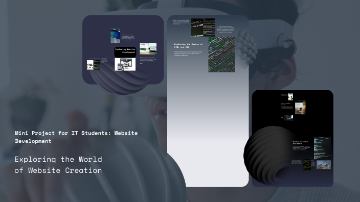 Mini Project for IT Students: Website Development by Predator on Prezi