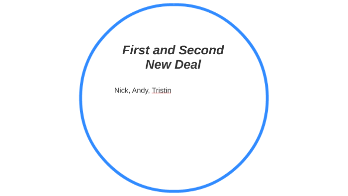First and Second New Deal by on Prezi