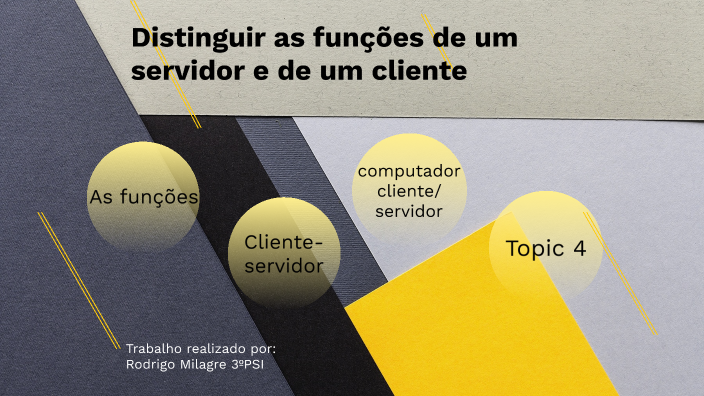 Modelo de programação Cliente-Servidor by Rodrigo Milagre on Prezi