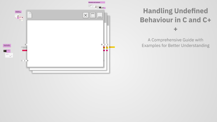 Handling Undefined Behaviour in C and C++ by Mokshith Billakanti on Prezi
