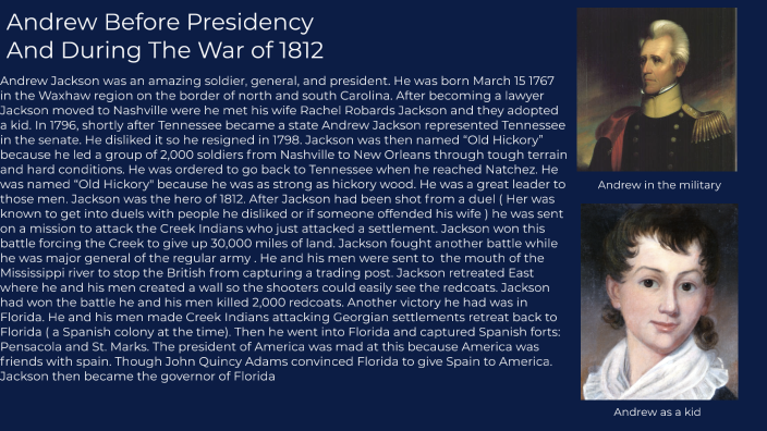 Andrew Jackson Report by Henry Horowitz on Prezi