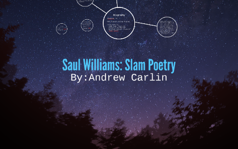 Saul Williams: Slam Poetry by Andrew Carlin on Prezi
