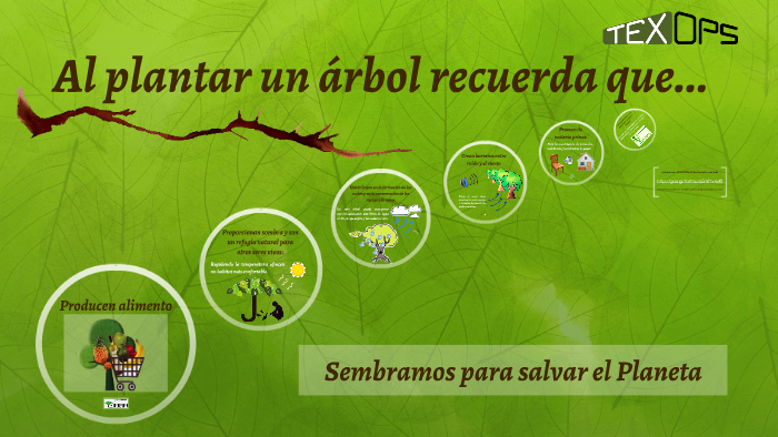 Al plantar un árbol recuerda que... by Textiles Opico on Prezi
