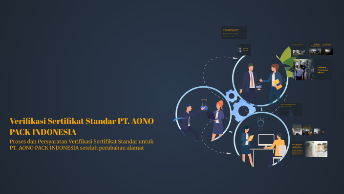 Verifikasi Sertifikat Standar PT. AONO PACK INDONESIA by Elsa Kisari ...