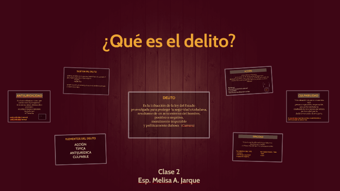 ¿Qué es el delito? by Melisa Jarque on Prezi