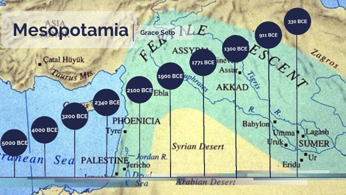 CHW3M1a Unit 2 Mesopotamian Timeline by Grace Seto on Prezi