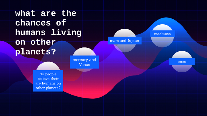 what are the possibilities of humans living on another planet by Ashlyn ...