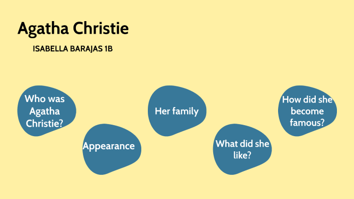 Agatha Christie by Isabella Barajas on Prezi