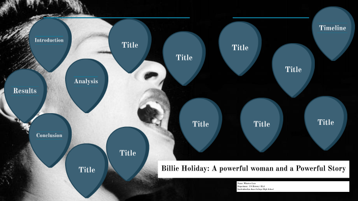 Billie Holiday Presentation by Winston Lam on Prezi