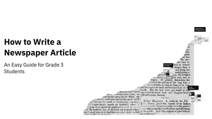 How to Write a Newspaper Article by Theodore Miokovic on Prezi