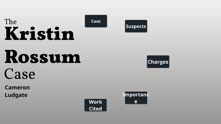 Kristin Rossum Case Study by Brian Ludgate on Prezi