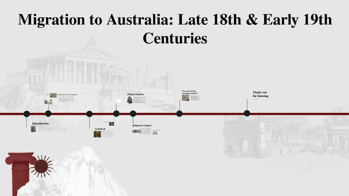 Migration to Australia During the Late 19th and Early 19th Centuries by ...