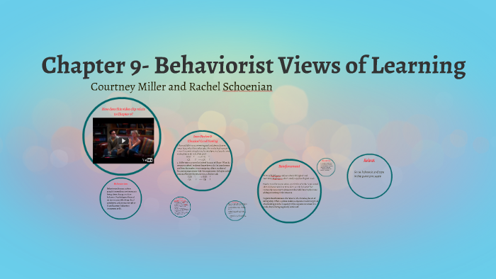 Chapter 9- Behaviorist Views of Learning by Courtney Miller on Prezi