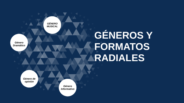 GÉNEROS Y FORMATOS RADIALES by Ivan Lopez on Prezi