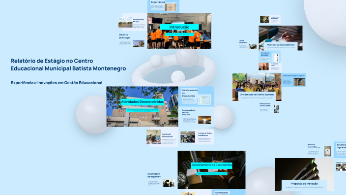 Relatório de Estágio no Centro Educacional Municipal Batista Montenegro ...