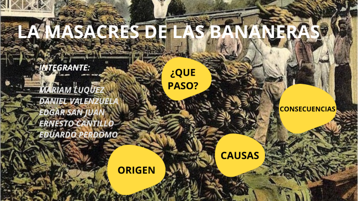 LA MASACRES DE LAS BANANERAS by ernesto Jose cantillo Aconcha on Prezi