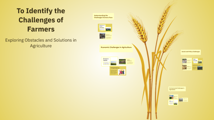 To Identify the Challenges of Farmers by Rohit Shrivastava on Prezi