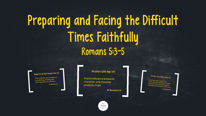 Preparing and Facing the Difficult Times Faithfully by Dolphin ...