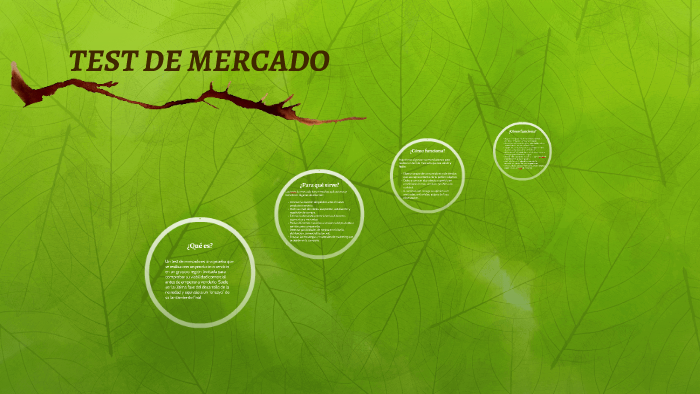 TEST DE MERCADO by PAOLA JARAMILLO on Prezi