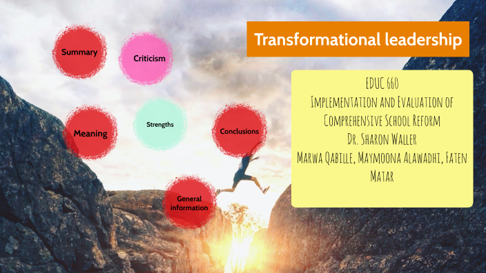 Transformational Leadership by Faten Matar on Prezi