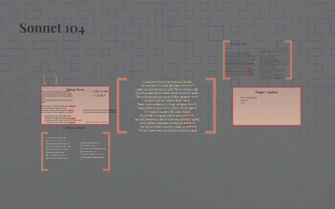 Sonnet 104 by Sydney Samuel on Prezi