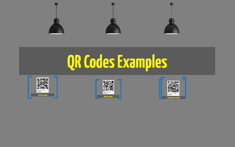 QR Codes Examples by Natasha Singleton on Prezi