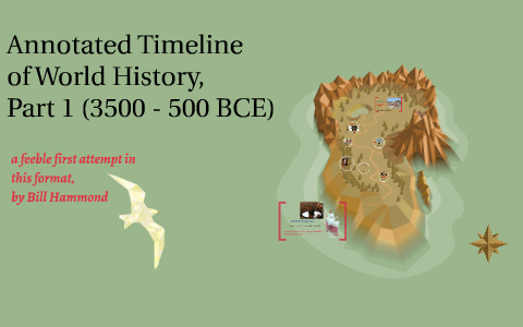 Annotated Timeline of World History, Part 1 (3500 - 500 B by Bill ...