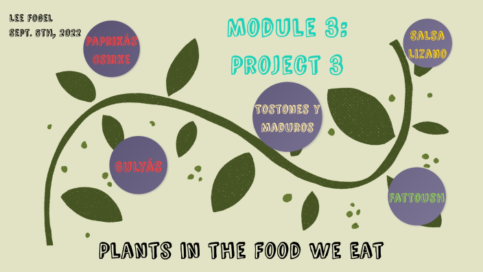 The Plants in the Foods I Love by Lee Fogel on Prezi