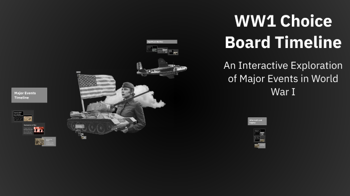 WW1 Choice Board Timeline by Leah Johnson _ Student - WestLakeMS on Prezi
