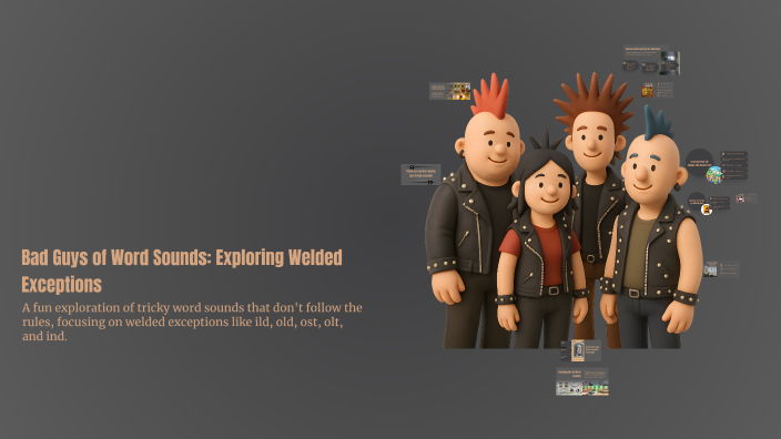 Bad Guys of Word Sounds: Exploring Welded Exceptions by Andrea Gingrich ...
