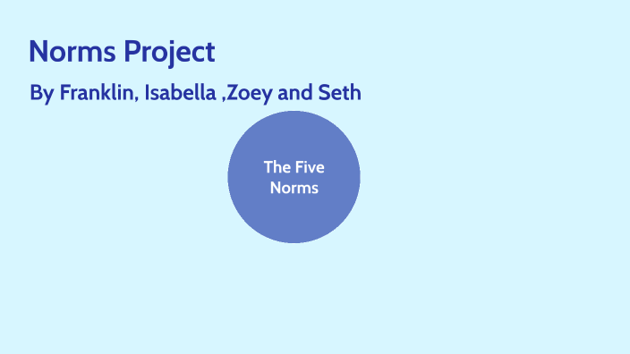 Norms Project by Franklin Burrows on Prezi