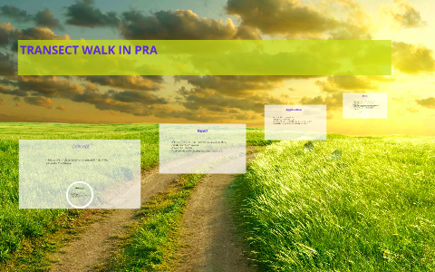 TRANSECT WALK IN PRA by ramya hegde on Prezi