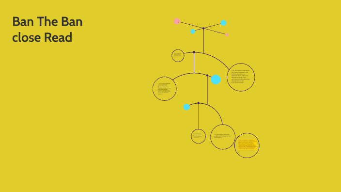 Close Read Ban the Ban by Ichrak Rtibi on Prezi