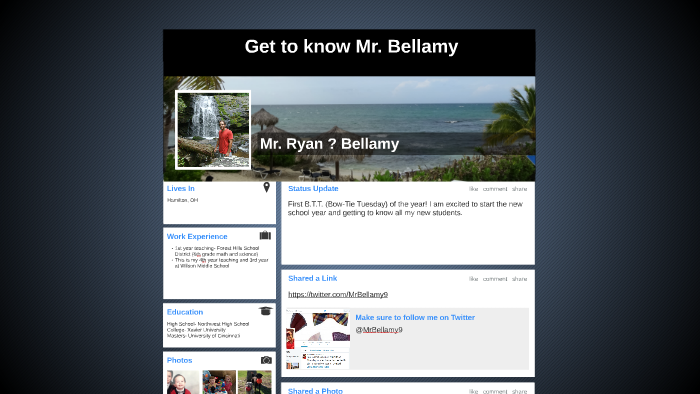 Mr. Bellamy by Ryan Bellamy on Prezi