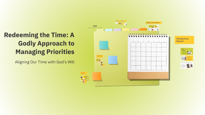 Redeeming the Time: A Godly Approach to Managing Priorities by Karen ...