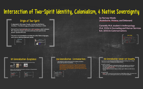 Intersection of Two-Spirit Identity, Colonialism and Native by Ramsey ...