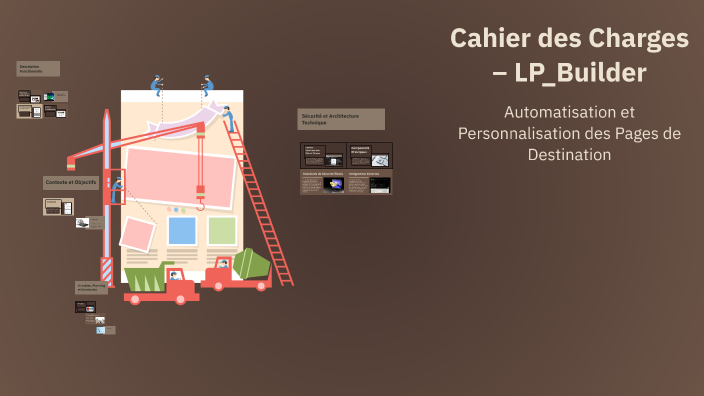 Cahier des Charges – LP_Builder by إبداع بلا حدود on Prezi