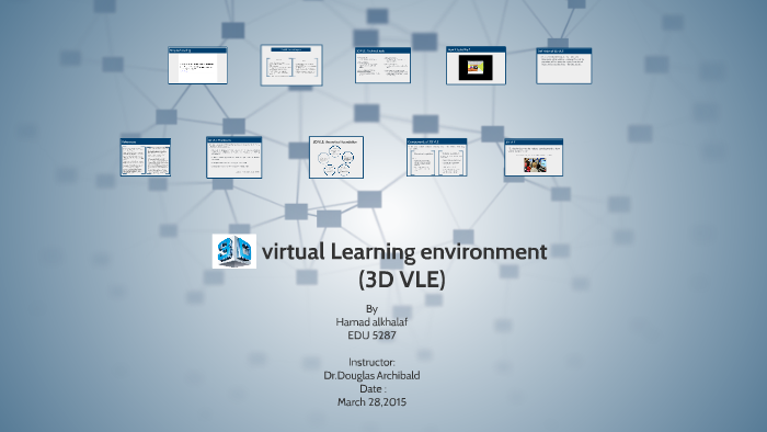 3D virtual Learning environement (3D VLE) by on Prezi