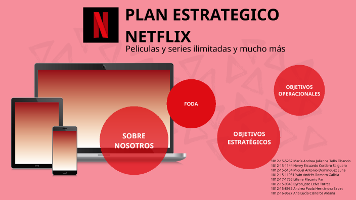 PLAN ESTRATEGICO NETFLIX by Lucia Cisneros on Prezi