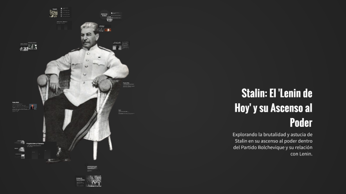 Stalin: El 'Lenin de Hoy' y su Ascenso al Poder by Nicolas Ferrer on Prezi